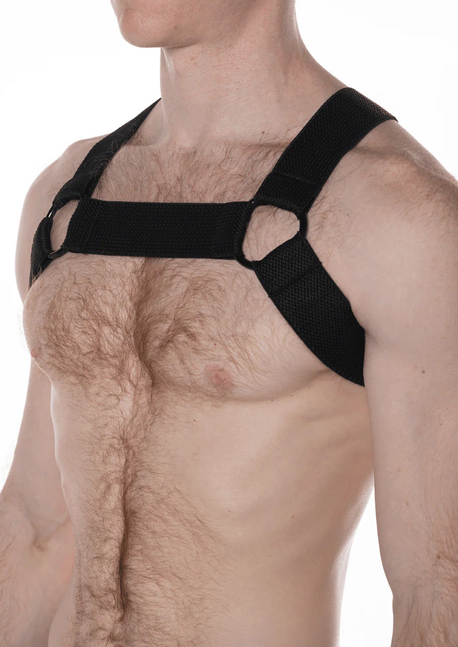 Chevron Harness (Black) – Brick & Mortar