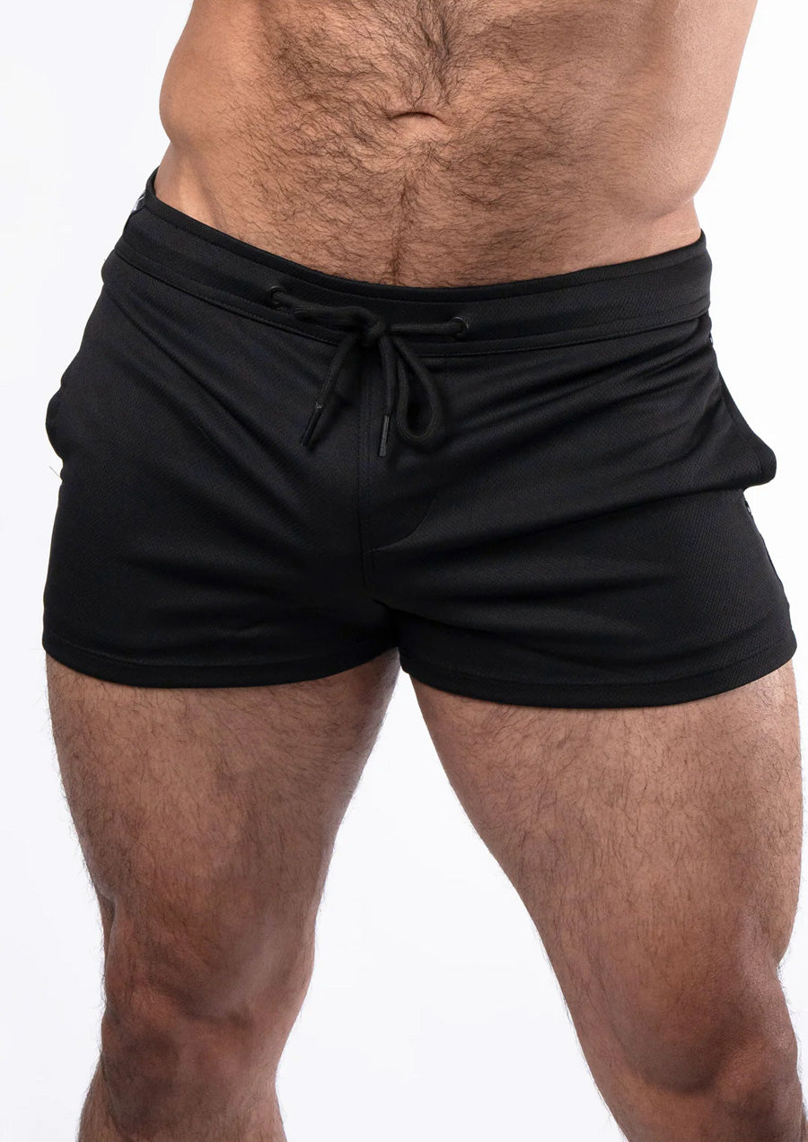 Meat Gym Shorts (Black) – Brick & Mortar